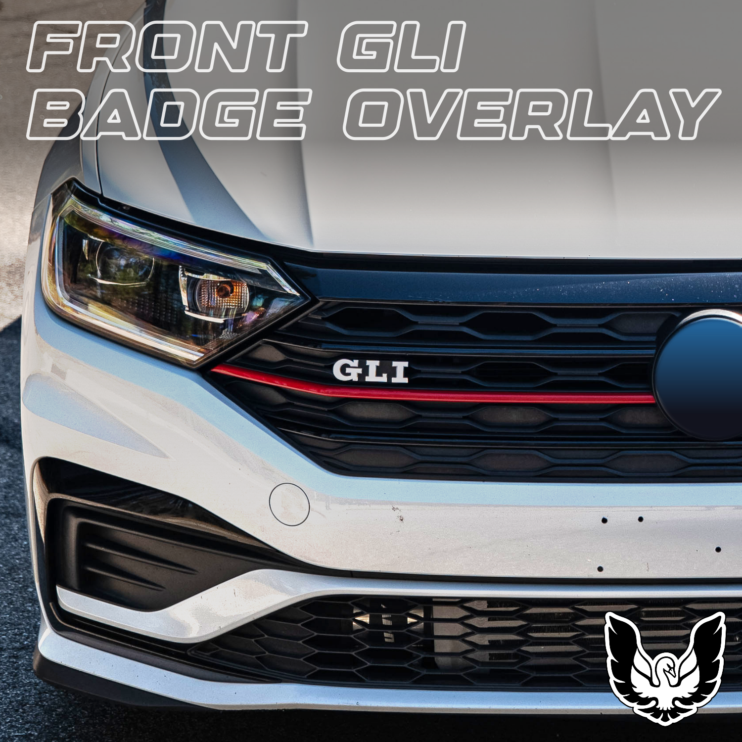 Front GLI Badge Overlay | 2019-2021 GLI – Swan Vinyl Works